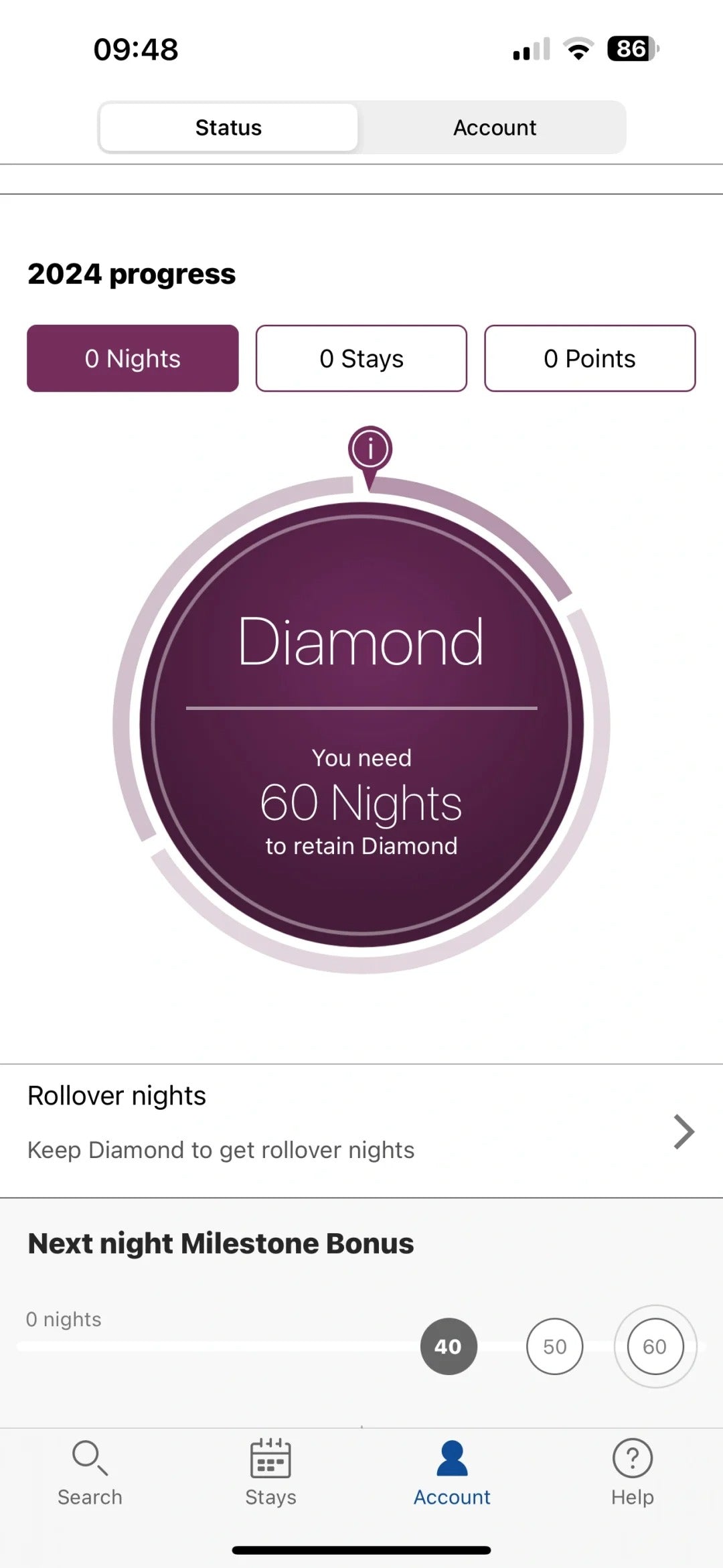 Hilton Honors Diamond Membership (14 nights to Diamond) – EnvyTravel
